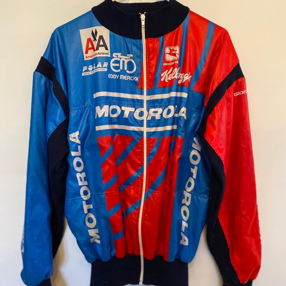 Giordana | Jackets & Coats | Vintage Motorola Team Winter Cycling ...
